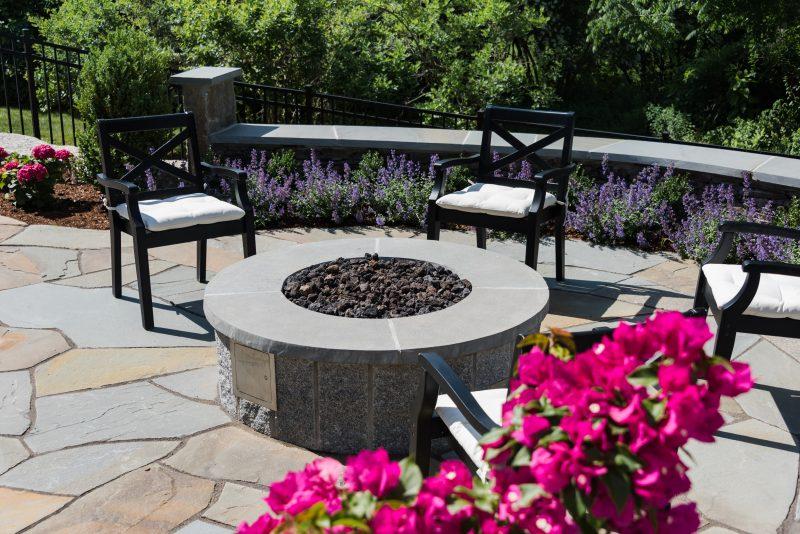 Backyard Stone Fire Pit | The Patio Company